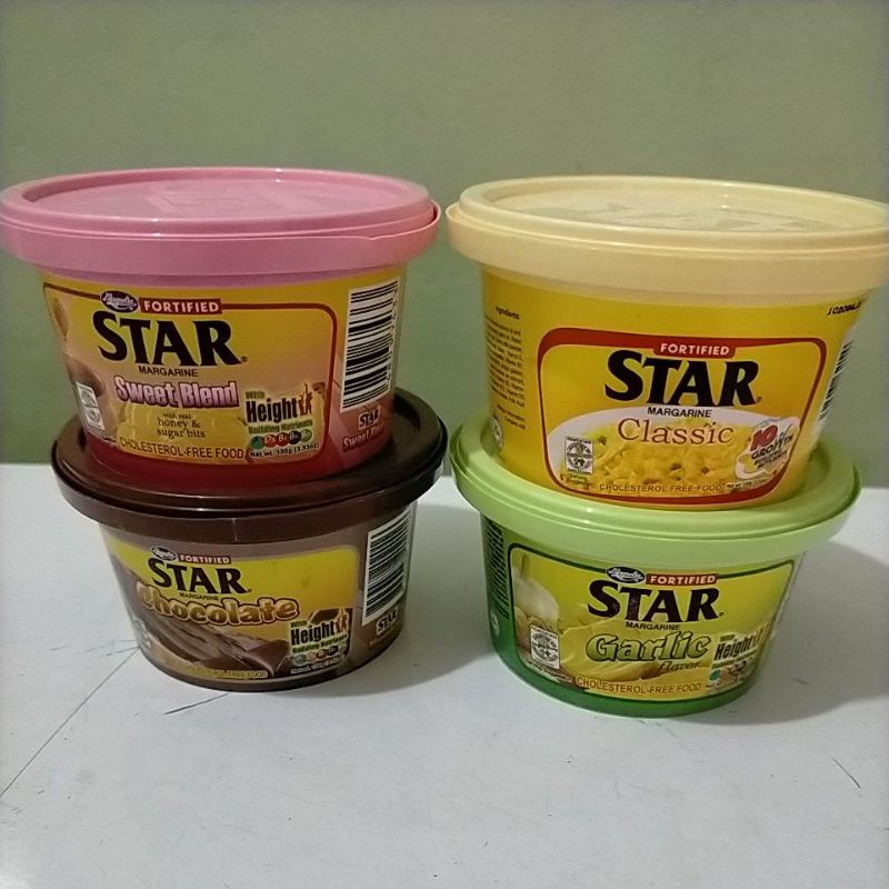 Magnolia Fortified Star Margarine Cholesterol Free 100g | Shopee ...