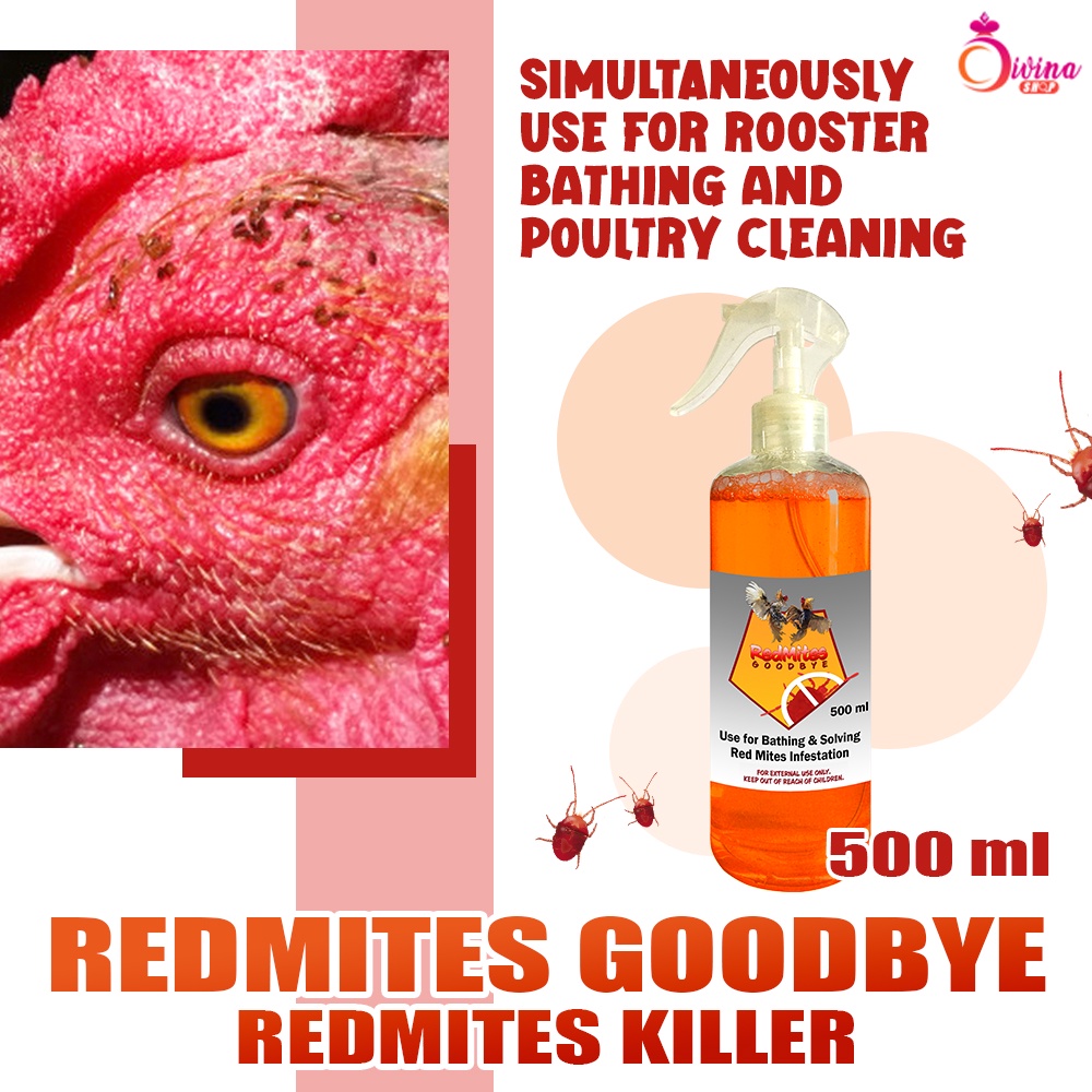 Redmites Goodbye Spray 500ml Natural Rooster Redmites Killer Pamatay ...