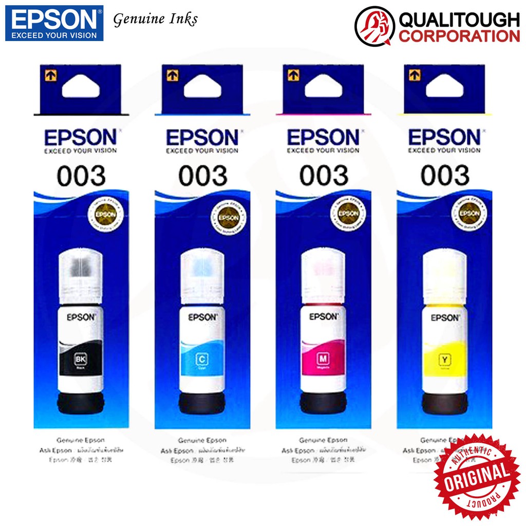 Epson Genuine Refill Ink 003 65ml | Shopee Philippines