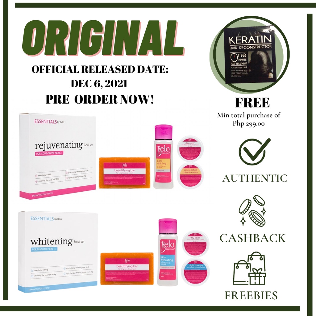 BELO ESSENTIALS REJUVENATING / WHITENING SET | Shopee Philippines