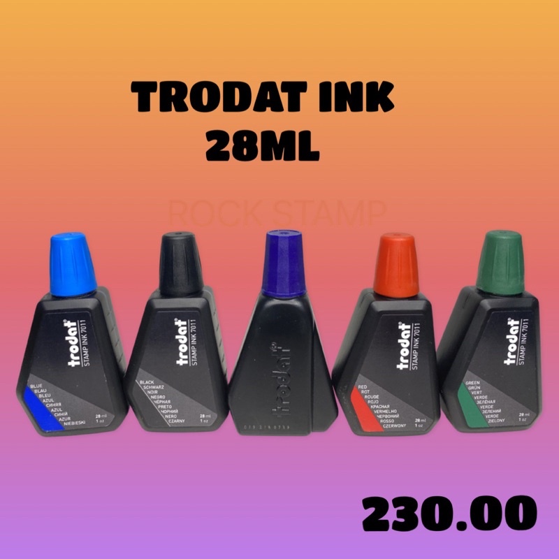 TRODAT INK / Self Inking 28ML | Shopee Philippines