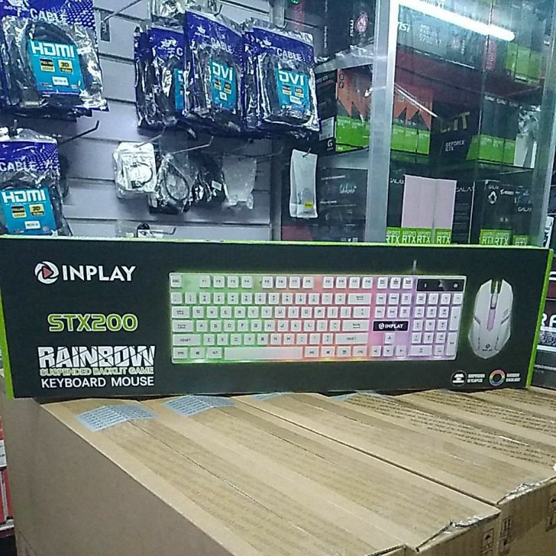 Starnex STX200 RGB Keyboard and Mouse Combo WHITE | Shopee Philippines