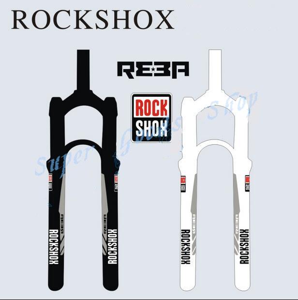 Reflective Road Mtb Mountain Bike Frame Stickers Rockshox Reba Fixed ...