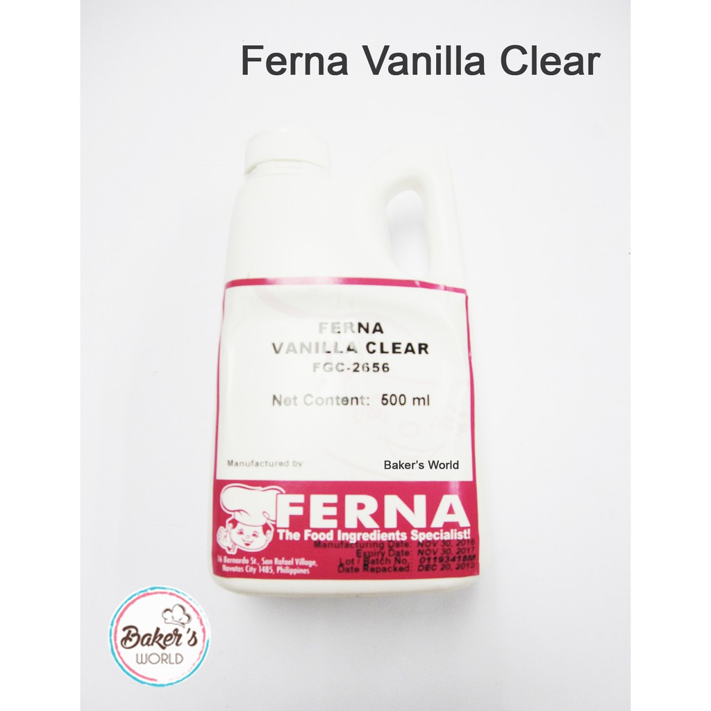 Ferna Vanilla Clear 500ml | Shopee Philippines