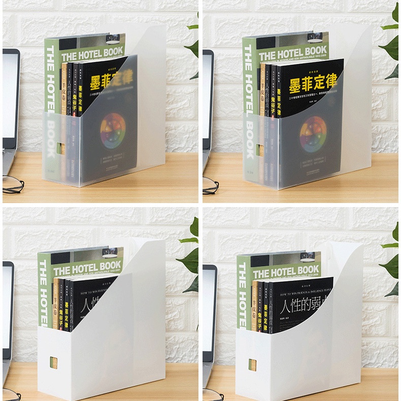 Translucent Style / Milky White Office Documents File Storage Box ...