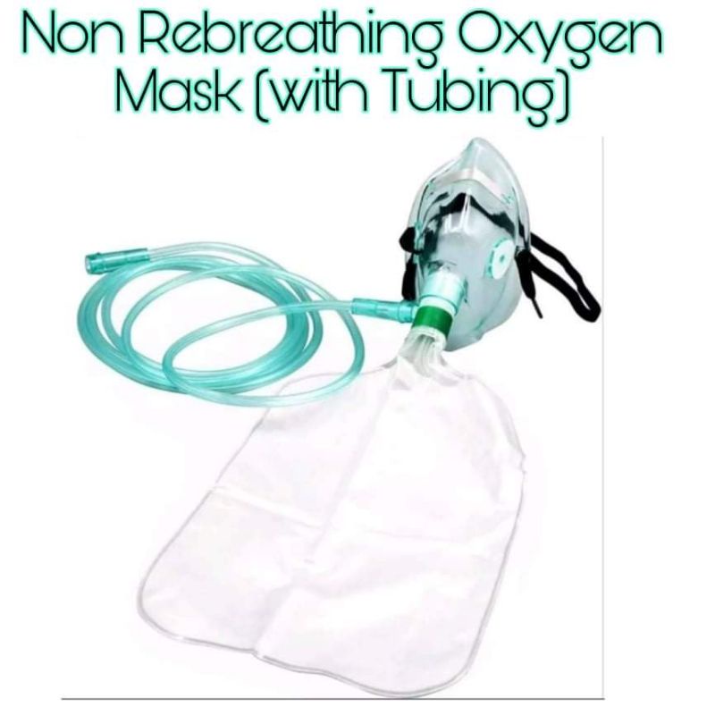 Oxygen Non Rebreathing Mask (ADULT) with Tubing | Shopee Philippines