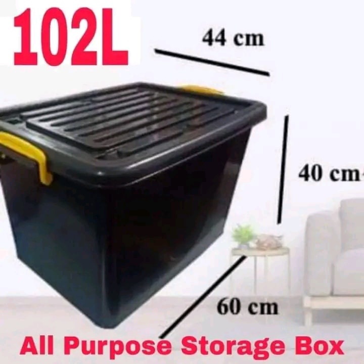 Black Container 102liters | Shopee Philippines