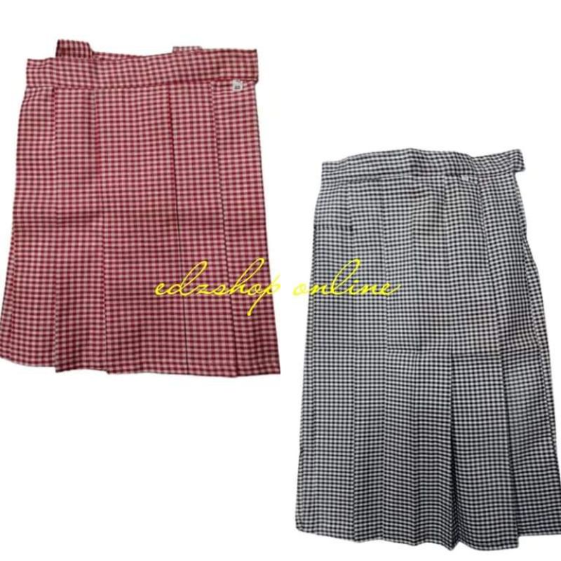 PALDA CHEKERD SCHOOL UNIFORM RED AND BLACK. | Shopee Philippines