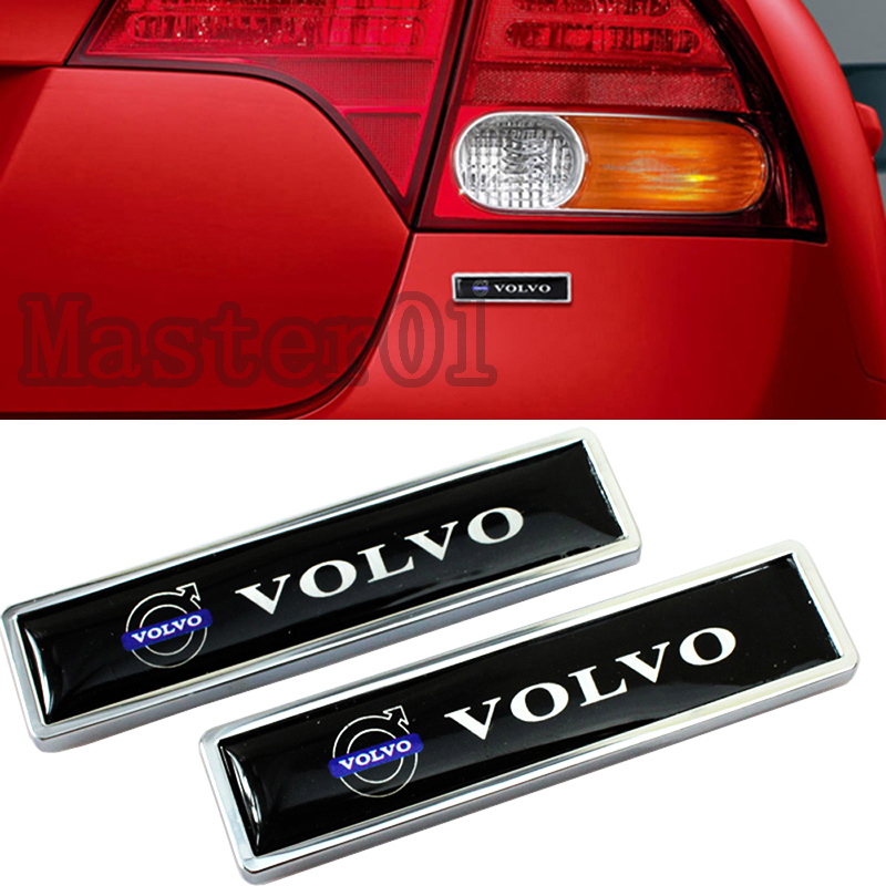 2pcs For Volvo V40 S40 S60 XC60 XC90 V70 Car Body Emblem Decal Auto ...