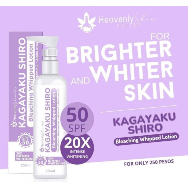 Kagayaku Shiro Bleaching Whipped Lotion | Shopee Philippines