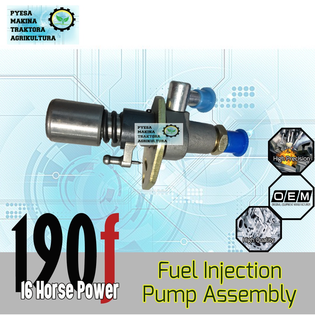 Fuel Injection Pump Assembly Assy 190F 16hp Air Cooled Diesel Engine ...