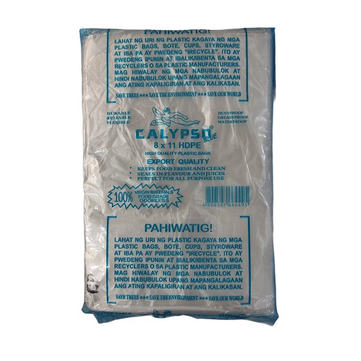Calypso Plastic Bag Hd 8X11 100 | Shopee Philippines