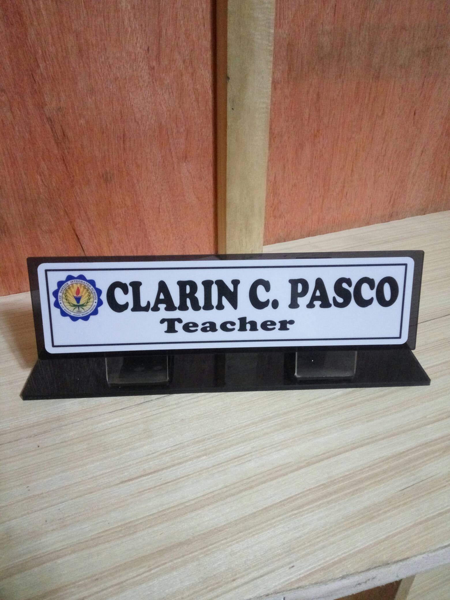 Custom Desk Nameplate / Table Nameplate / Table Name / Desk Name ...