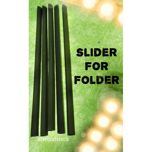 SLIDER FOR FOLDER LONG, BLACK COLOR | Shopee Philippines