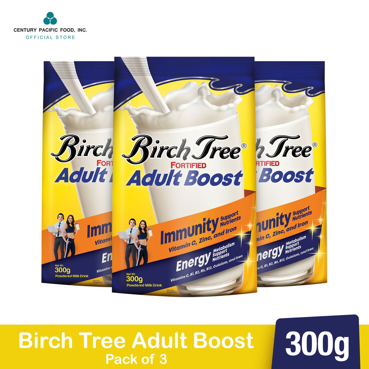 Birch Tree Fortified Adult Boost 300g Pack of 3 | Shopee Philippines
