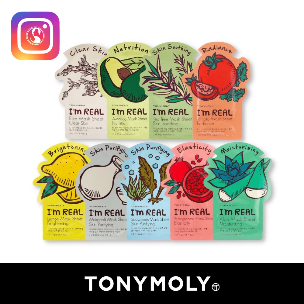 TM I'm Real Mask Sheet 21g | Shopee Philippines