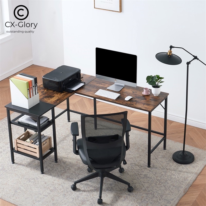 Simple modern Corner desk home computer desk L-shaped corner office ...