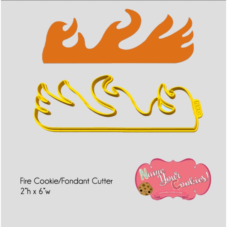 FIRE COOKIE CUTTER AND FONDANT DECORATING CUTTER | Shopee Philippines