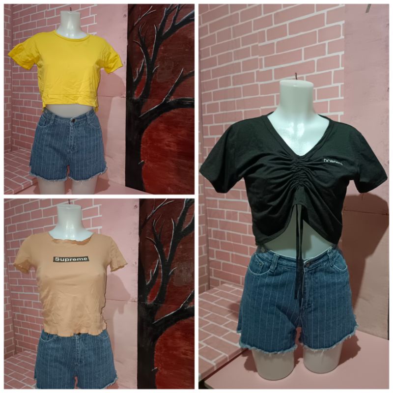 C Collection #1 - Preloved crop top hanging semi crop tops - updated 10 ...