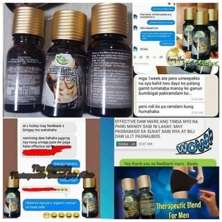 (Oil na pampalaki ng manoy) Therapeutical Blend for men by Pretty tins Organics | Shopee Philippines