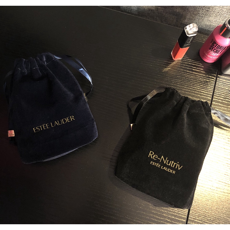 Counter Gift Velvet Drawstring Cosmetic Bag Storage Bag | Shopee ...