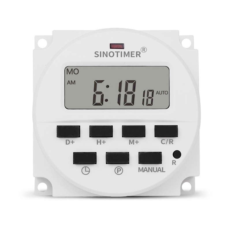 Sinotimer 220V Ac Digital 7 Day Weekly Programmable Timer Switch ...