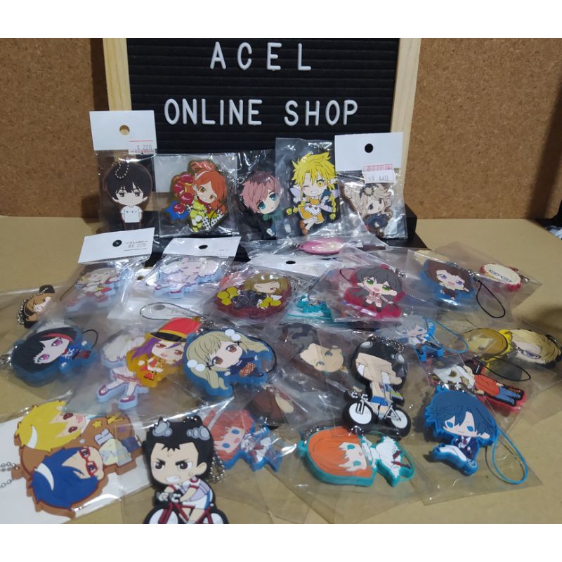Assorted Anime Rubber Strap/Keychain JAPAN | Shopee Philippines
