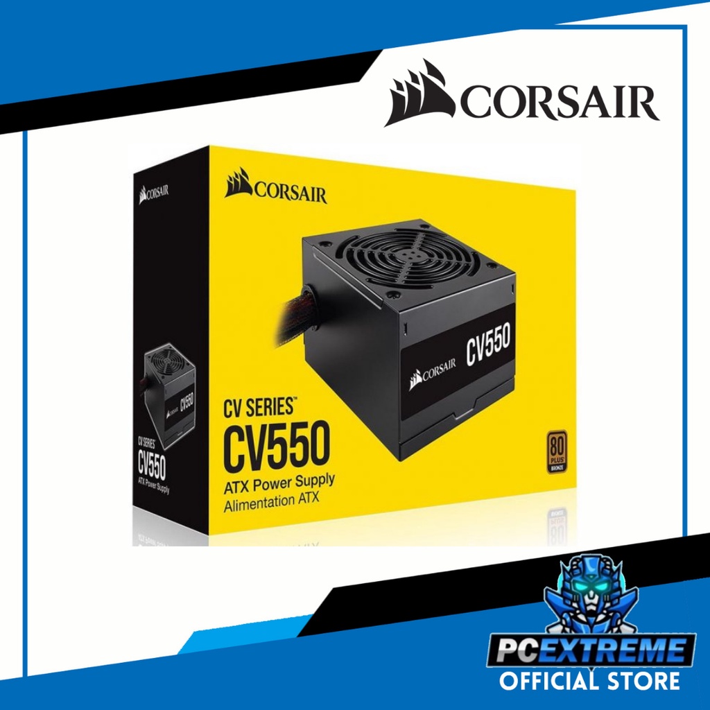 CORSAIR CV Series CV550 - 550 Watt 80 Plus Bronze Certified PSU - CP-9020210-NA | Shopee Philippines