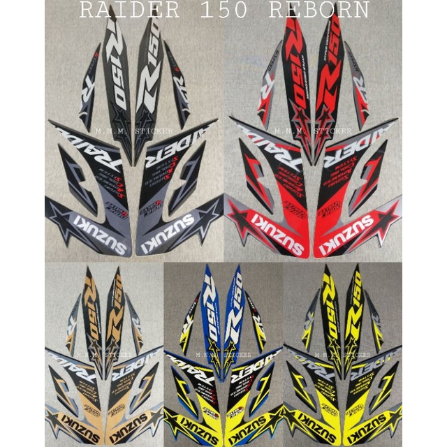 Raider 150 Reborn Decals Sticker Star Edition | Shopee Philippines
