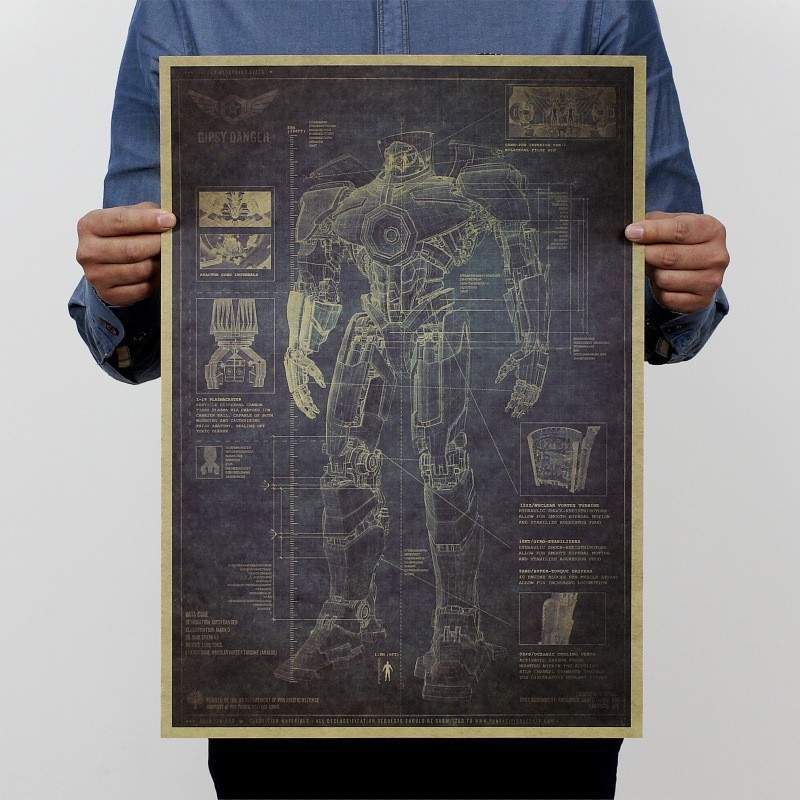Jaeger Pacific Rim Blueprint