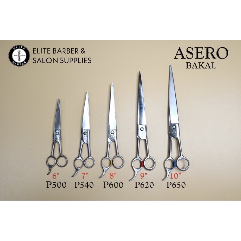 Gunting Asero - Gunting Tobaco - Tabaco Scissors Basyada Elite Barber ...