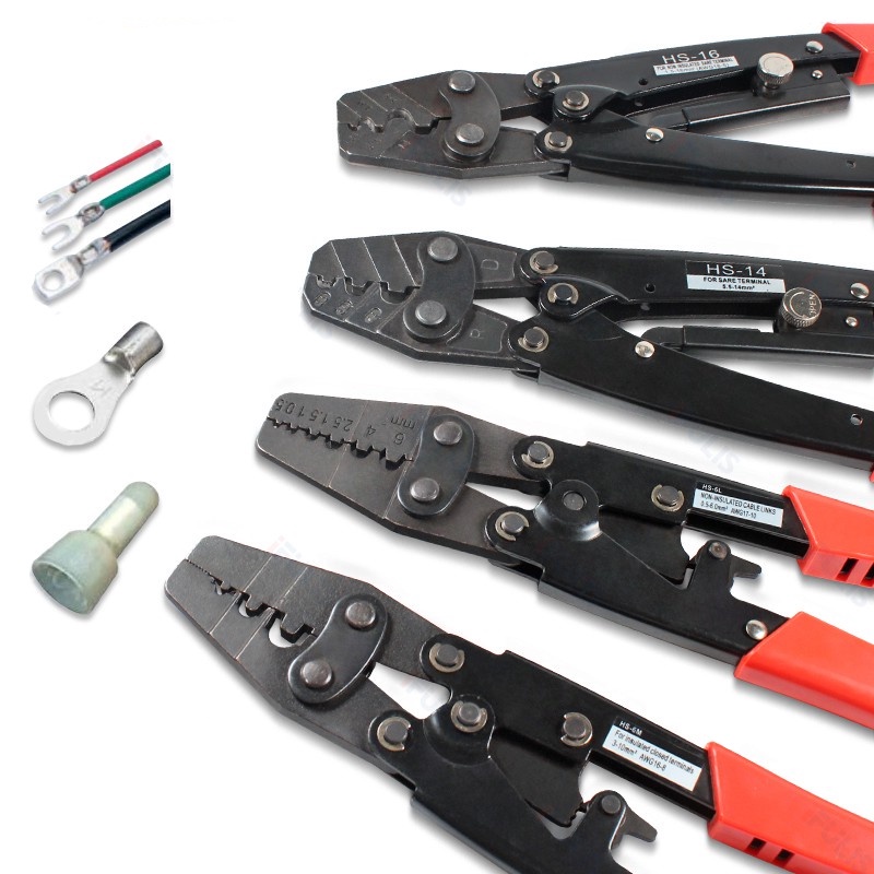Crimping Pliers Cable Lug Crimper Tool Bare Terminal Crimper Hand tools ...