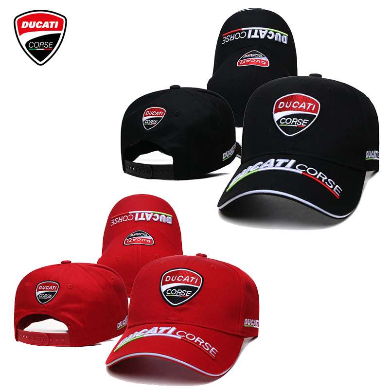 Ducati Motorcycle Racing Team Baseball Cap Curved Brim Hat Snapback Cap ...