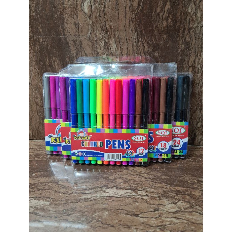 Colored Pens - 12, 16 and 24 colors | Shopee Philippines