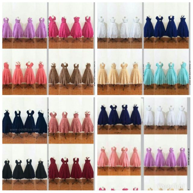 INFINITY DRESS KIDS 4-6y/o with attached tube | Shopee Philippines