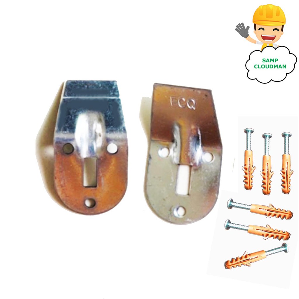 Lavatory Brackets Set 1 Pair w/ Tox and Screws Sink Bracket | Shopee ...
