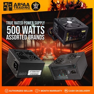 True Rated PSU 500 Watts Assorted Brand Power Supply | Shopee Philippines