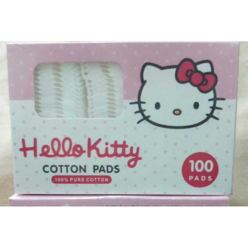 Hello Kitty Cotton Pads- 100pads | Shopee Philippines