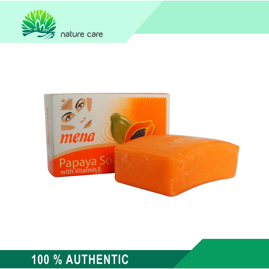 Mena Papaya Soap w/Vitamin E 150g | Shopee Philippines