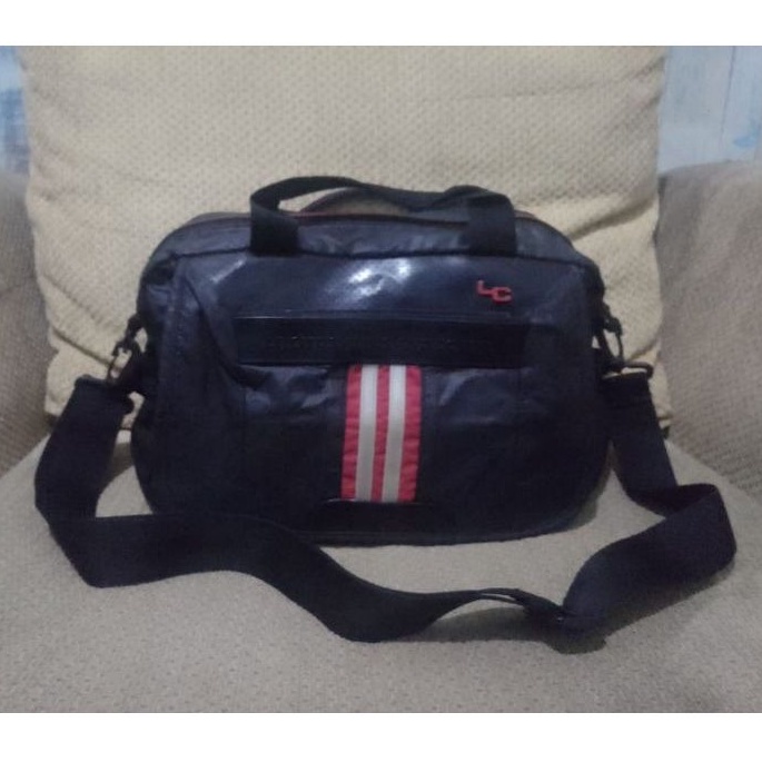HITAM Lecaf brand Men's Sling Bag In Black | Shopee Philippines