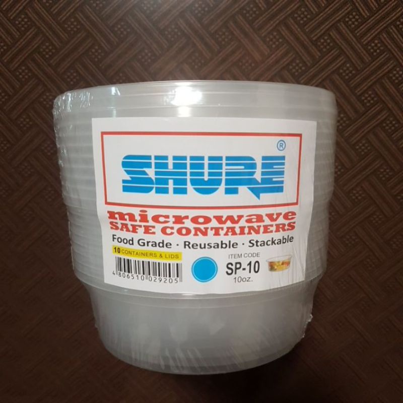 SHURE Microwavable Container (10oz/250ml) | Shopee Philippines
