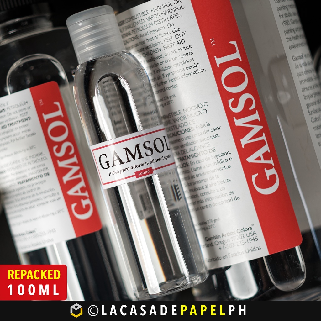 Gamsol Odorless Mineral Spirits - 100ml Repacked | Shopee Philippines