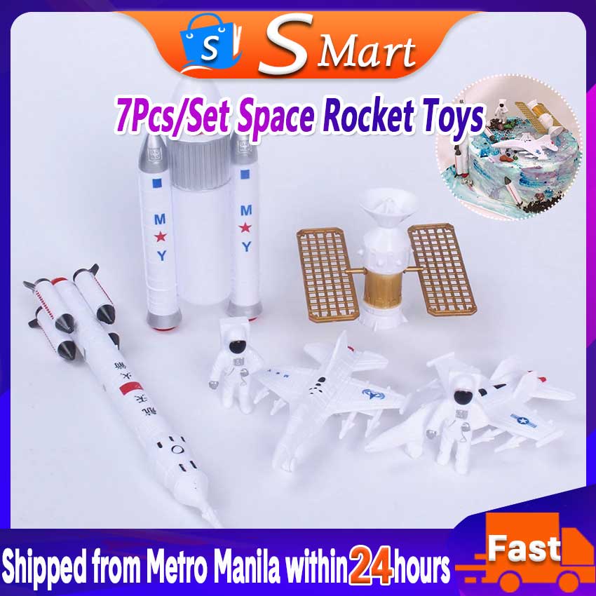 Space Expedition Rocket Space Shuttle Space Satellite Toy 7pcs Aviation ...
