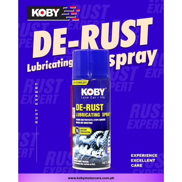 KOBY DE-RUST (Lubricating Spray) | Shopee Philippines
