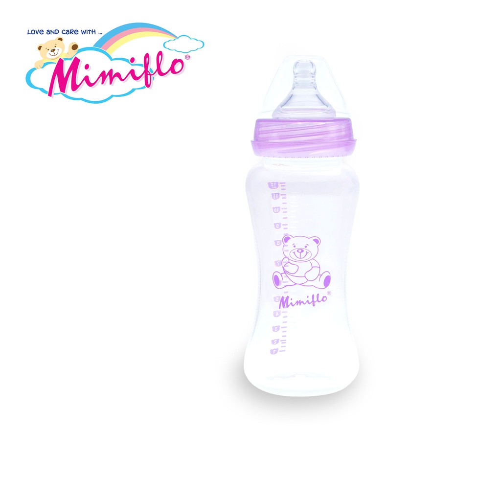 Mimiflo Wide Neck Pp Deluxe Feeding Bottle 12oz | Shopee Philippines