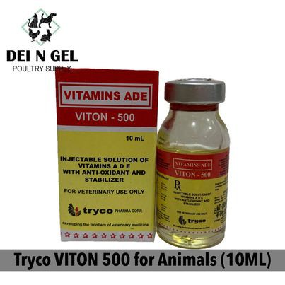 Vitamin ADE - Tryco Viton 500 for Animals (10ML) | Shopee Philippines