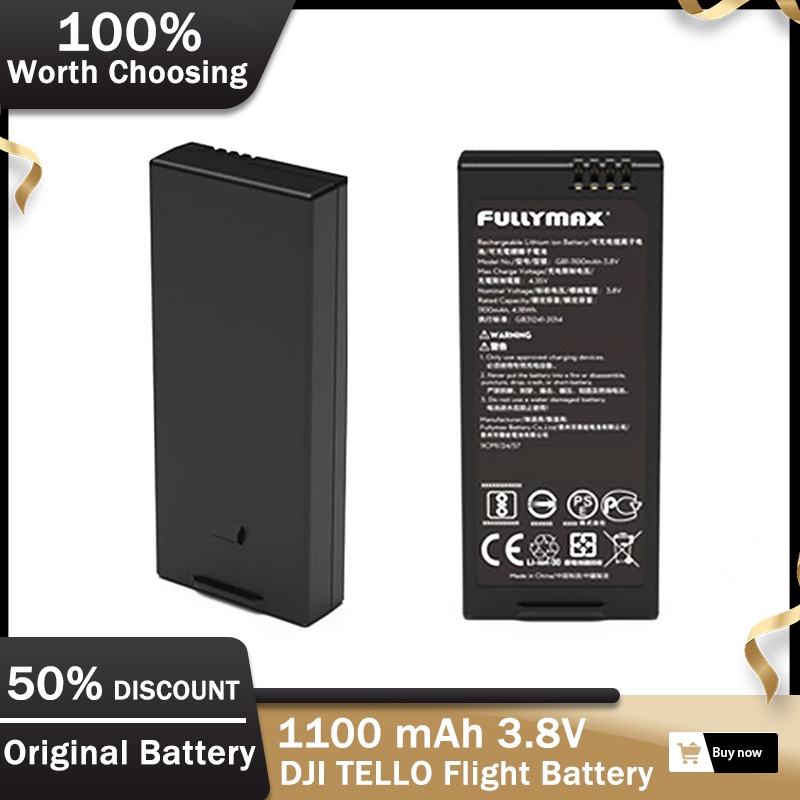 DJI Original Tello Flight Battery With 1100 MAh V 13-min