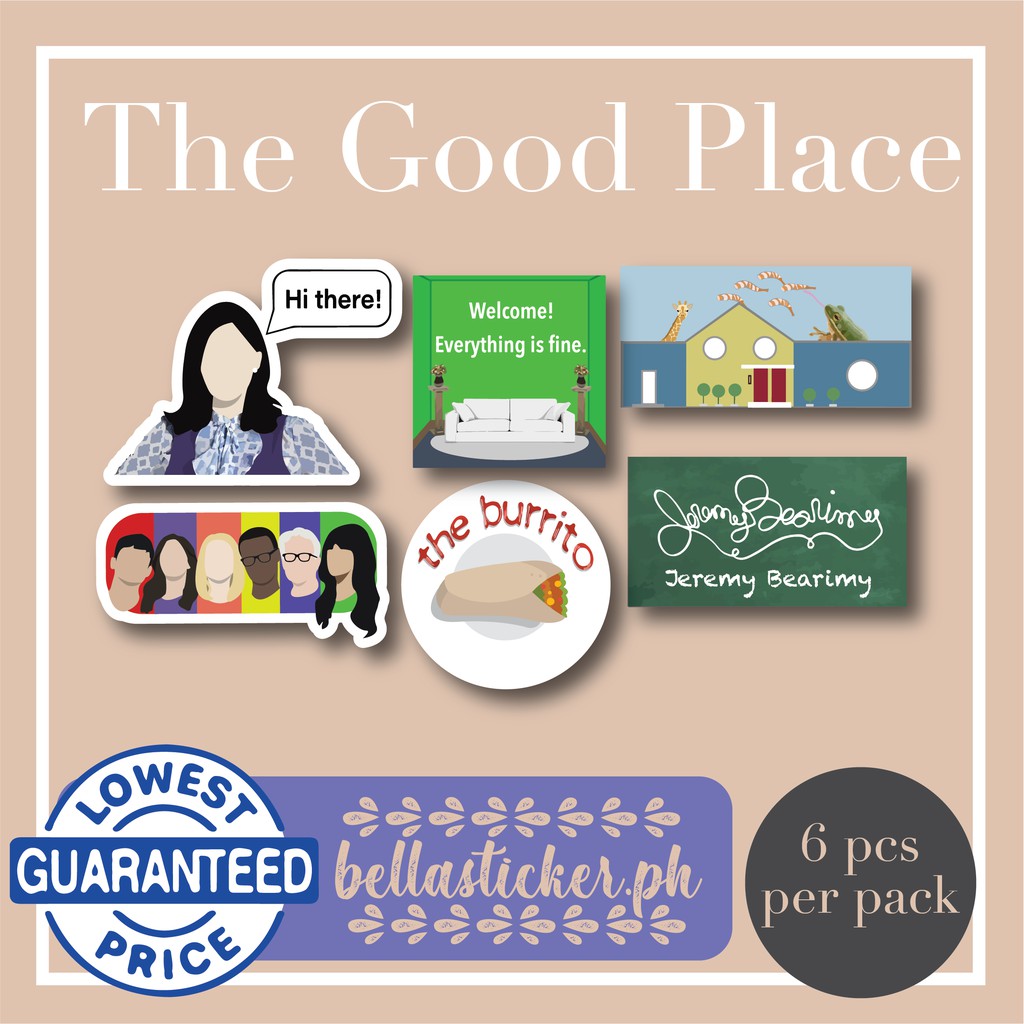 *WATERPROOF LAMINATED* THE GOOD PLACE STICKER PACK | Shopee Philippines