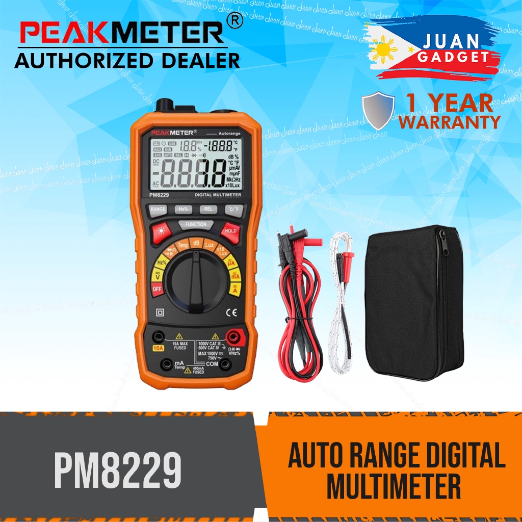 Peakmeter PM8229 5 in 1 Auto Digital Multimeter | Shopee Philippines