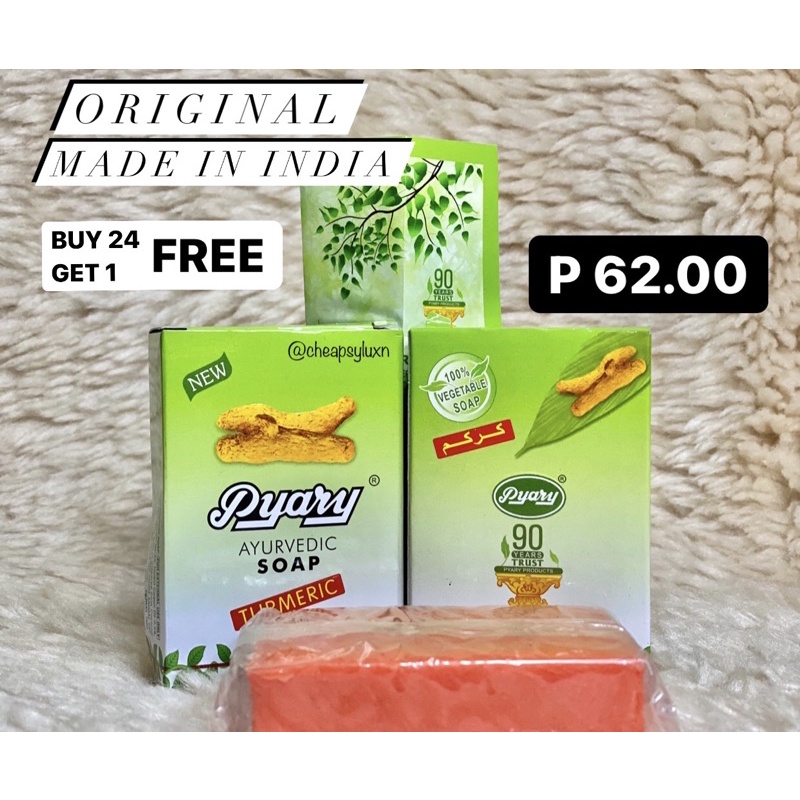 PYARY TURMERIC SOAP (ORIGINAL) | Shopee Philippines